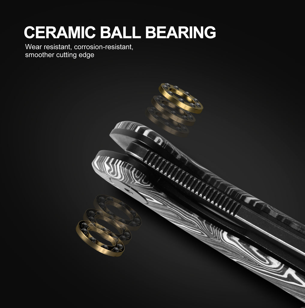 Petrified Fish PFE14 Rogue ,3.43" 154CM Steel Blade, 114g G10 Handle,