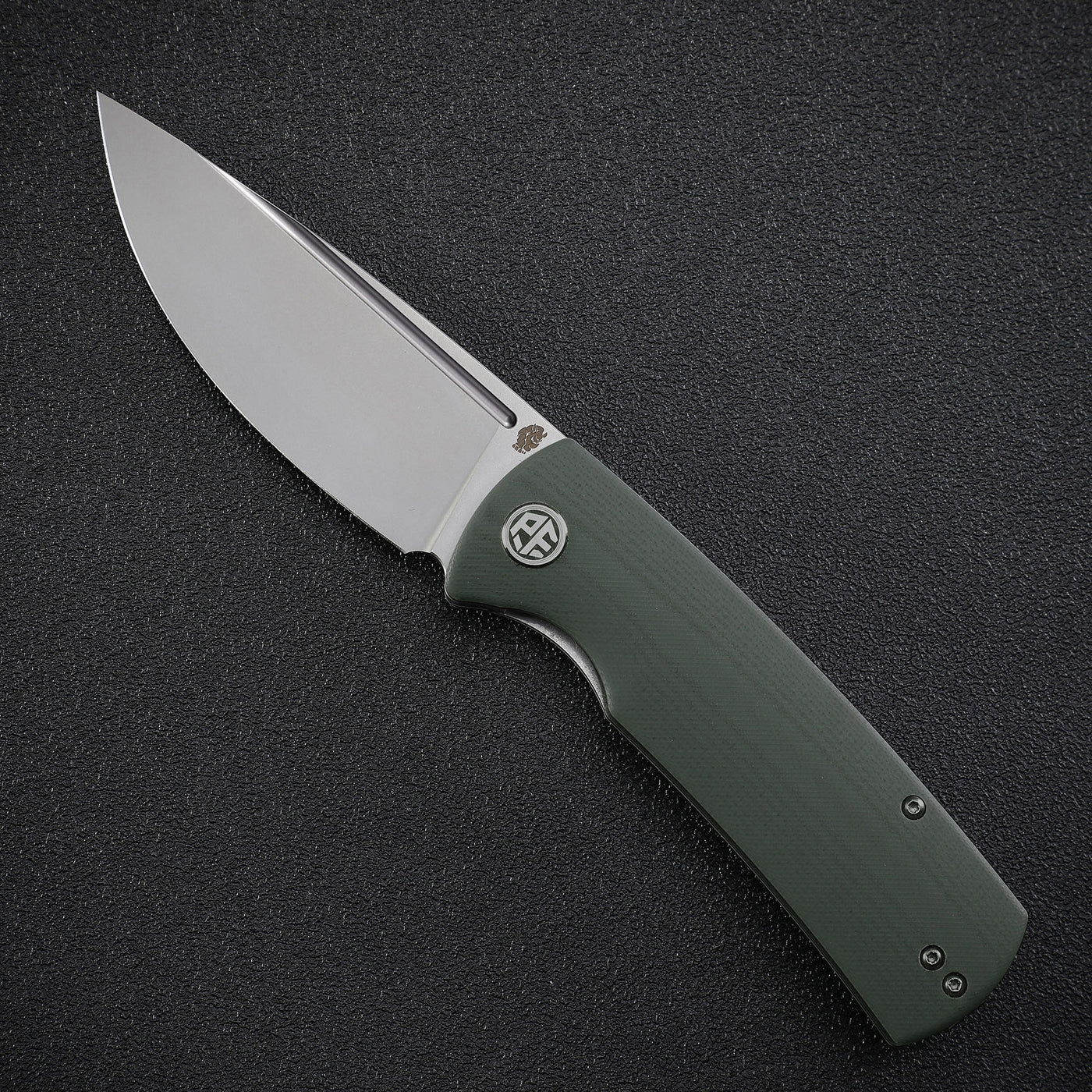 Petrified Fish PFP01 Beluga ,3.62" K110 Blade,G10/Micarta Handle Front