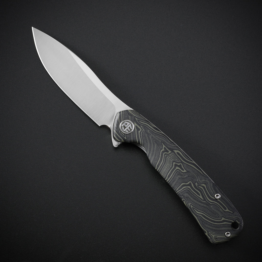 Petrified Fish PFE14 Rogue ,3.43" 154CM Steel Blade, 114g G10 Handle,