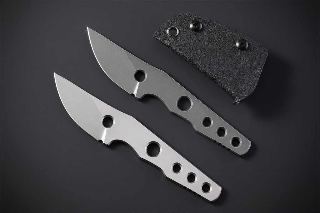 Petrified Fish PFE13 Bison ,2.4" 14C28N Stonewashed Blade, 71.5g Skele