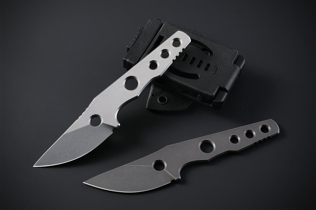 Petrified Fish PFE13 Bison ,2.4" 14C28N Stonewashed Blade, 71.5g Skele