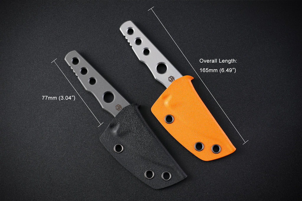 Petrified Fish PFE13 Bison ,2.4" 14C28N Stonewashed Blade, 71.5g Skele